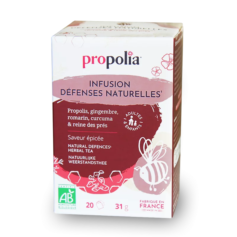 Infusion Défenses naturelles Bio Propolis & Plantes - Vente en ligne ...